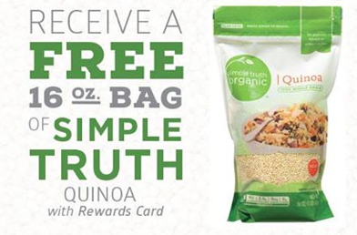 Ralphs: FREE Simple Truth Quinoa (Facebook)