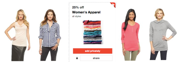 Target: 25% Off Women's Apparel Cartwheel Offer (+ $5 Off $25 Women's ...