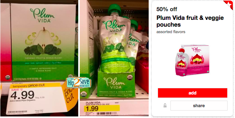 Target Cartwheel: High Value 50% Off Plum Vida Fruit & Veggie Pouches ...