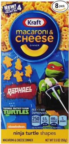 Amazon: Kraft Teenage Mutant Ninja Turtles Mac & Cheese 8-Pack Only $5. ...