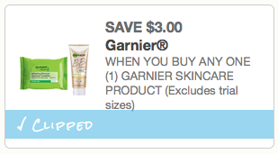 *HOT* $3/1 Garnier Skin Care Coupon