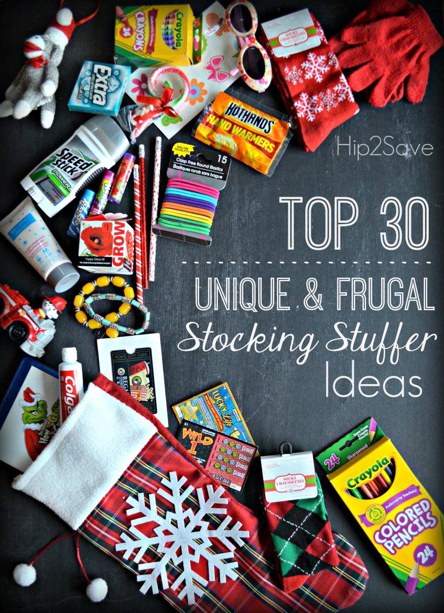 Top 30 Unique & Frugal Stocking Stuffer Ideas