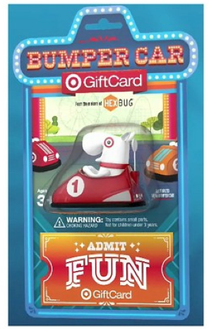 Target.com: Bullseye Bumper Car Gift Cards (Include FREE Bumper Car ...