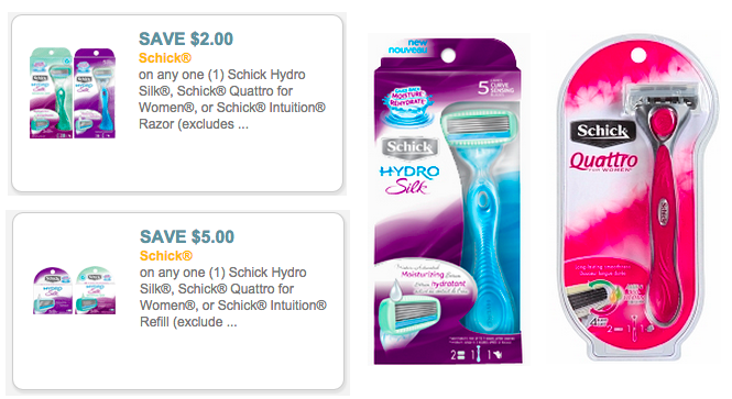 2 High Value Schick Razor Coupons (+ Upcoming CVS Deal & Current Target ...