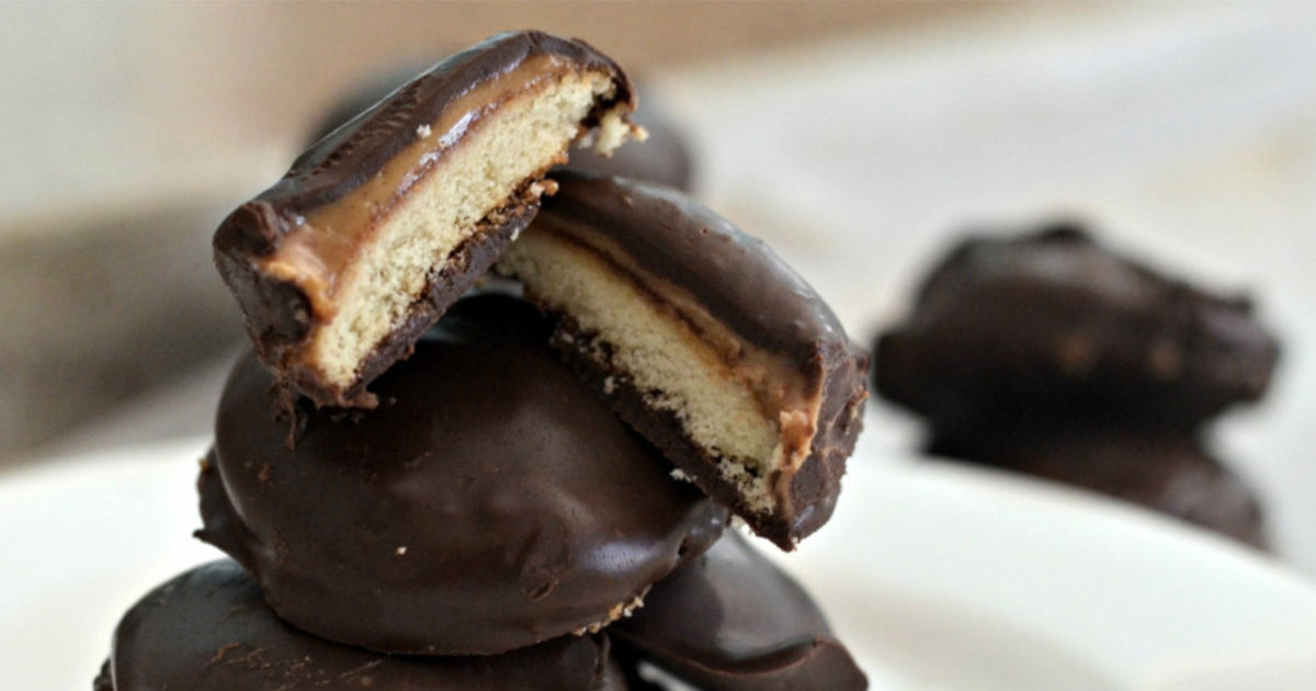 3 Ingredient Tagalongs (Easy No Bake Cookie) | Hip2Save