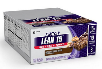 Amazon: EAS Lean 15 Chocolate Peanut Butter Nutritional Bars Only 39 ...