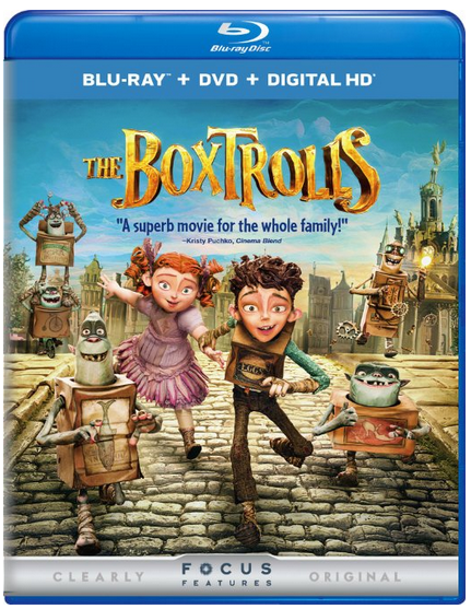 The Boxtrolls Blu-ray + DVD + Digital HD Only $10