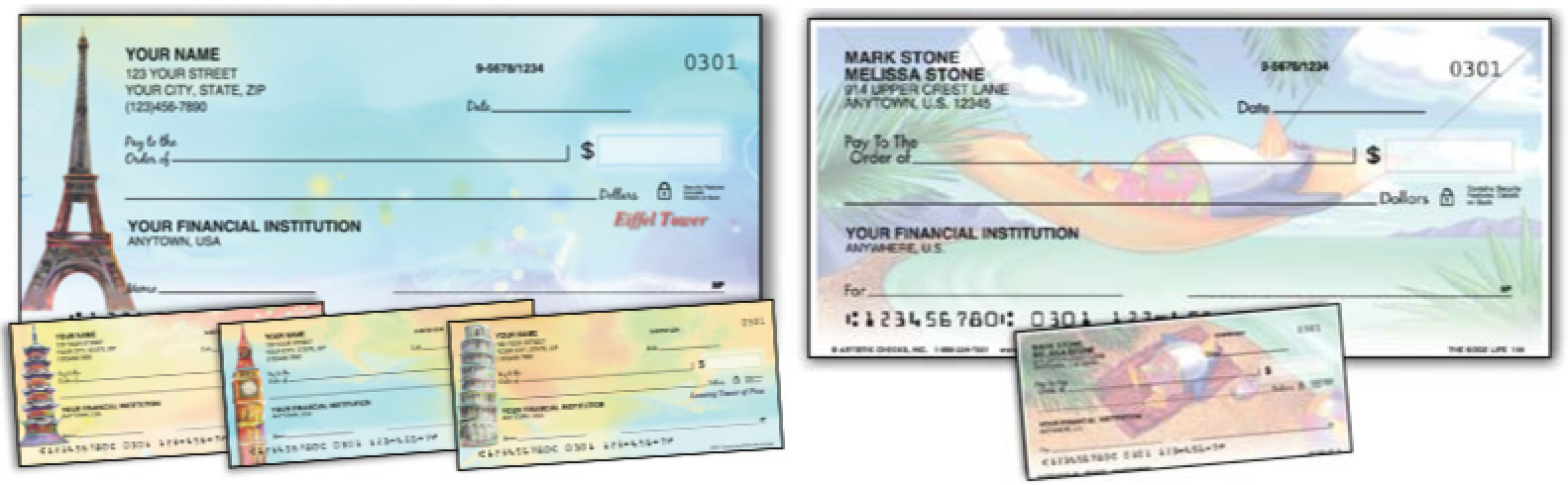 4Checks.com: 250 Personalized Single Checks Only $8.95 Shipped ...