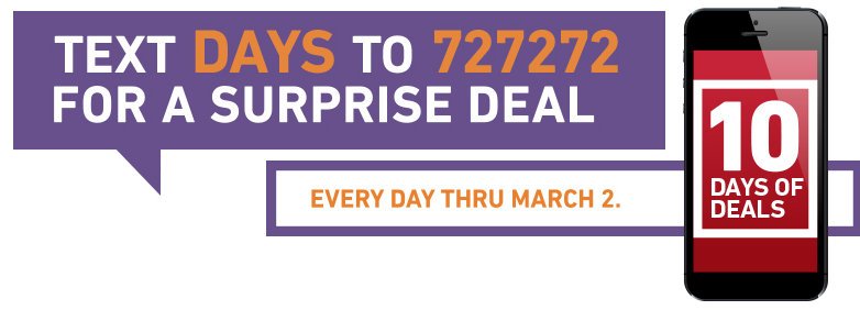 Redbox 10 Days of Deals (Text Offers)