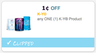 *RARE* 1¢ Off K-Y Brand Product Coupon