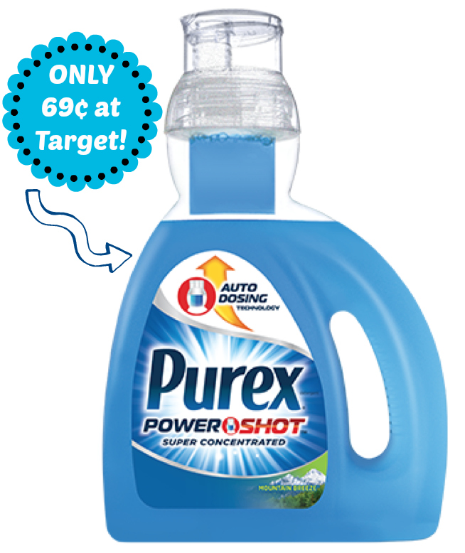 Target: Purex Power Shot Laundry Detergent Only 69¢