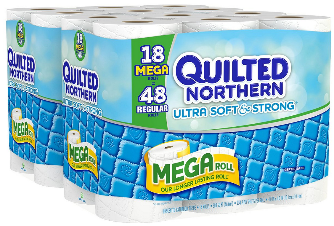 Amazon: 36 MEGA Rolls of Quilted Northern Ultra $16.24 Shipped (Only 17 ...