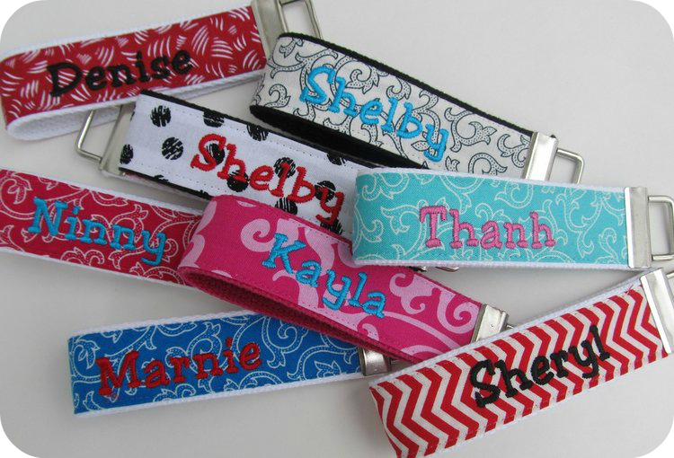 BelleChic.com: Personalized Key Fobs with 10" Band ONLY $6.99 Shipped ...