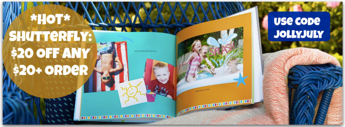 *HOT* Shutterfly: $20 Off ANY $20+ Order