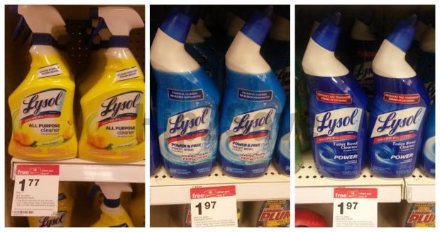 Target: Lysol All Purpose Cleaner Only 57¢ + More