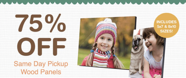 Walgreens: 75% Off Wooden Photo Panels w/ Free Store Pickup (5x7 Panel ...