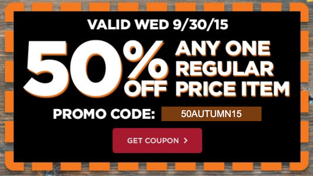 Michaels: Extra 50% Off ANY One Regular Price Item Coupon (Today Only ...