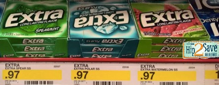 Target: Extra Gum 15-Count Packs As Low As Only 28¢ (No Coupons Needed)