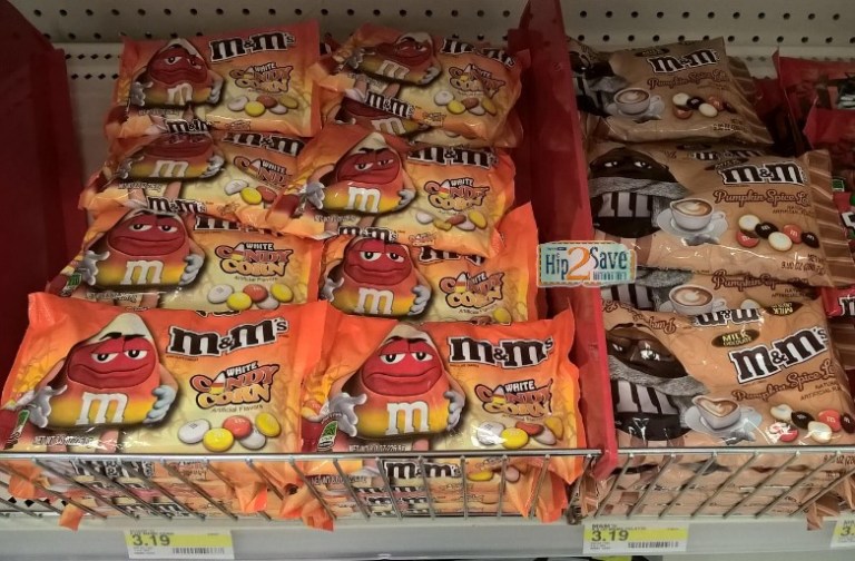 Target: Candy Corn & Pumpkin Spice M&M's as Low as ONLY 97¢ Per Bag