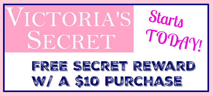 Victoria’s Secret: FREE Secret Reward Card with ANY $10+ Purchase ...