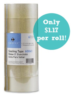 Amazon Prime: Packing Tape ONLY $1.17 Per Roll