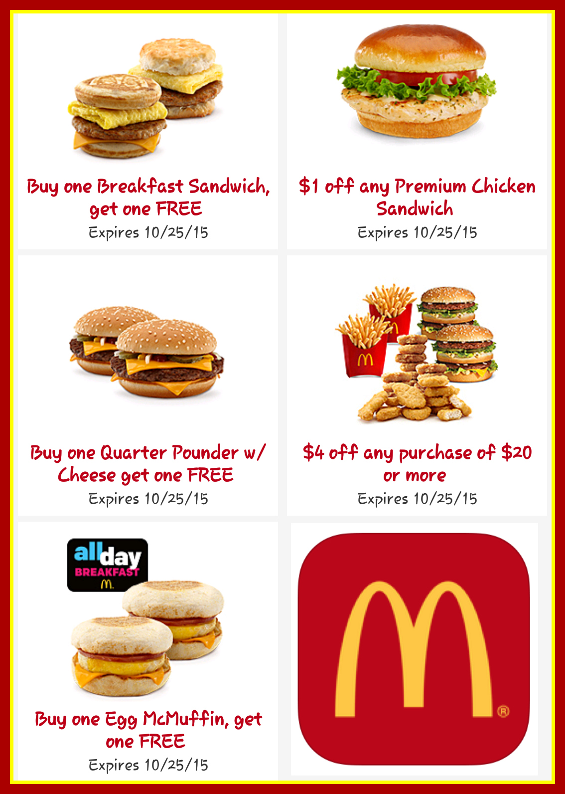 McDonald’s App: Possible Buy 1 Get 1 FREE Quarter Pounder with Cheese ...