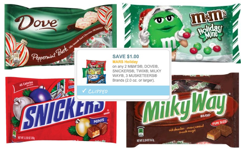 $1/2 Mars Candy Coupon (Reset) = M&M Theater Candy Box Only 50¢ at Target