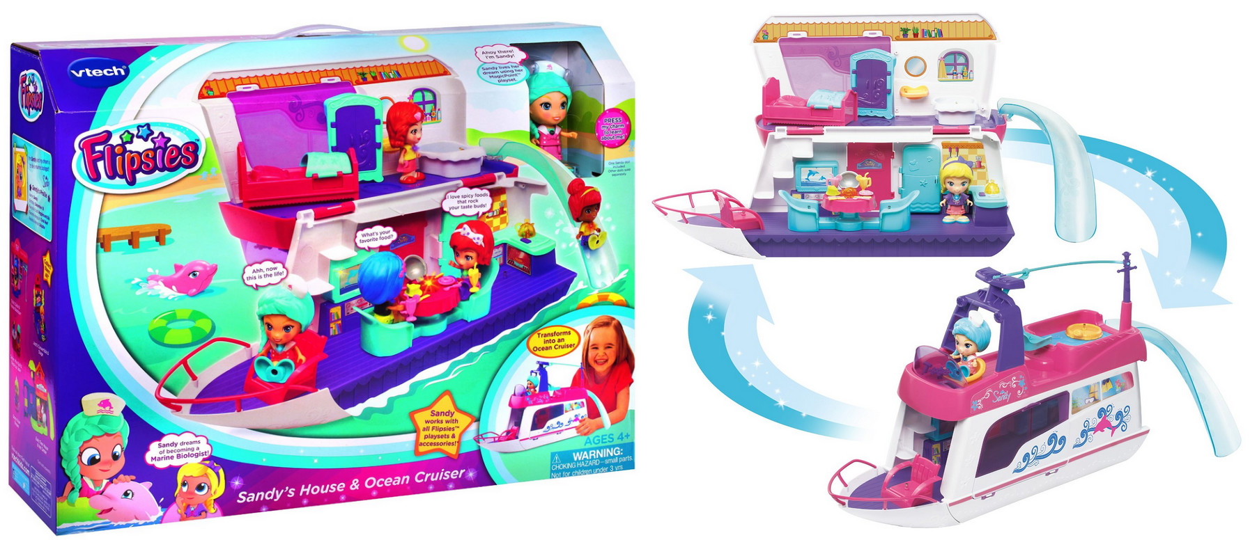 Amazon: VTech Flipsies Sandy's House & Ocean Cruiser Set Only $12.60 ...
