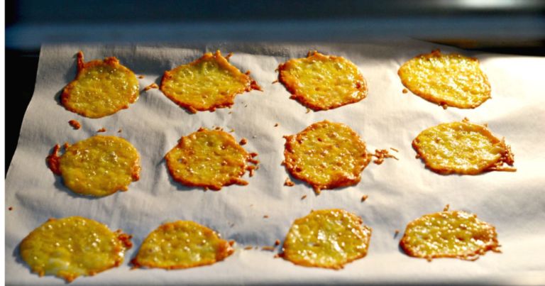 Low Carb One Ingredient Keto Cheese Snacks | Hip2Save