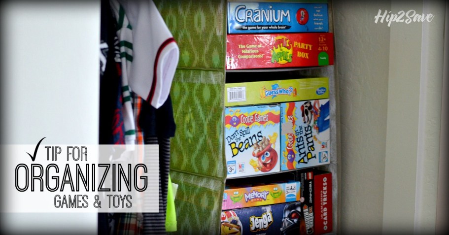 Quick Tip: Organize Games & Toys