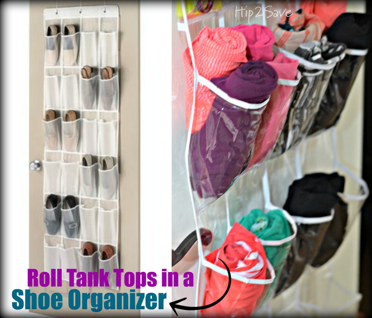 4 Easy Ways to Organize Tank Tops • Hip2Save