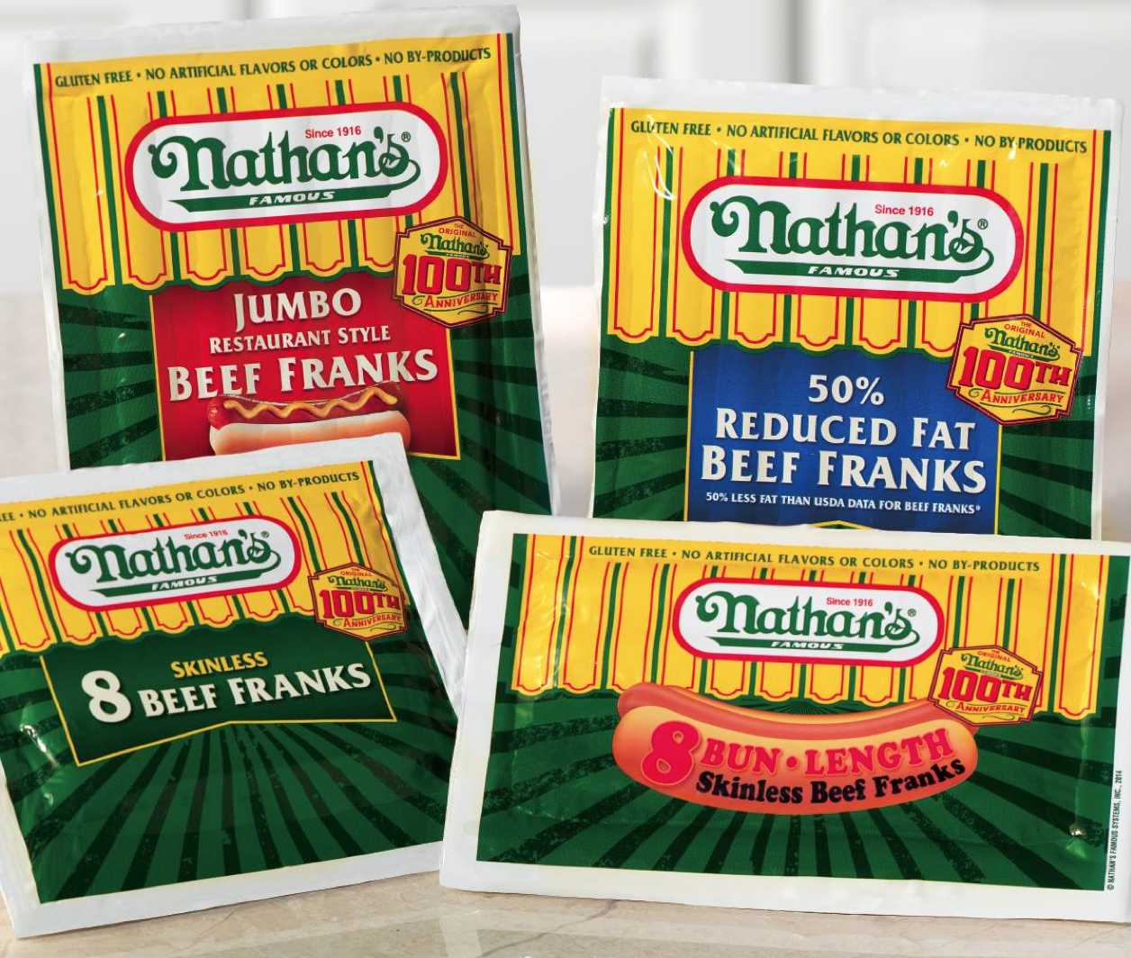 Rare Nathan's Famous Beef Franks Coupons