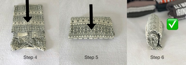 How to Fold Clothes to Save Space (Using Marie Kondo Folding Method)
