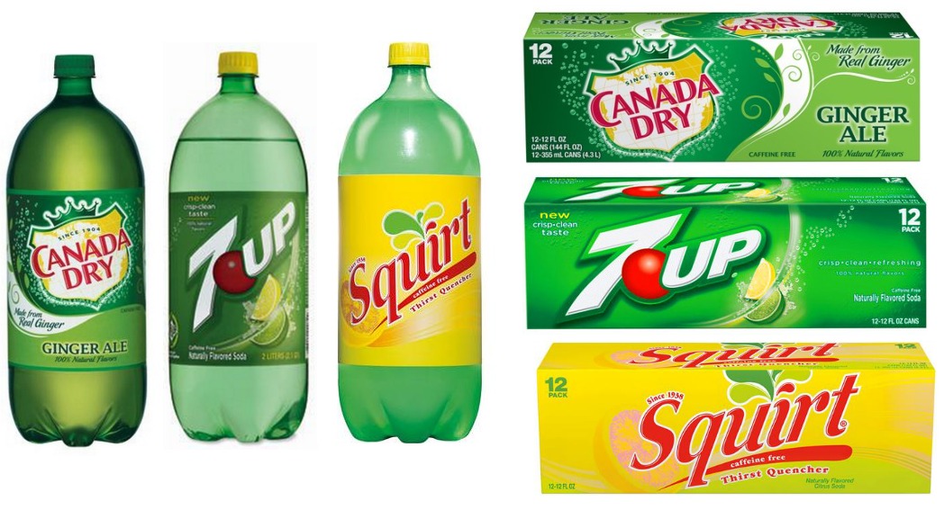 Rare $1 Off 7Up, Canada Dry or Squirt Soda Coupon = 2-Liters Only 56 ...