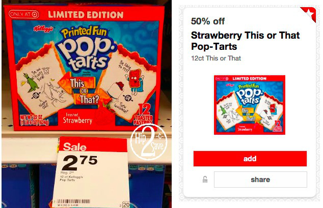 Target: Kellogg's Pop•Tarts 12-Count Box ONLY $1.37