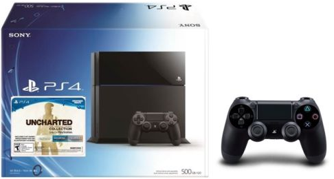 PlayStation 4 500GB Uncharted Bundle + Extra DualShock 4 Controller ...