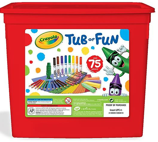 Kmart: Crayola Tub of Fun ONLY $3.50 (Regularly $12.99) - Contains Over ...