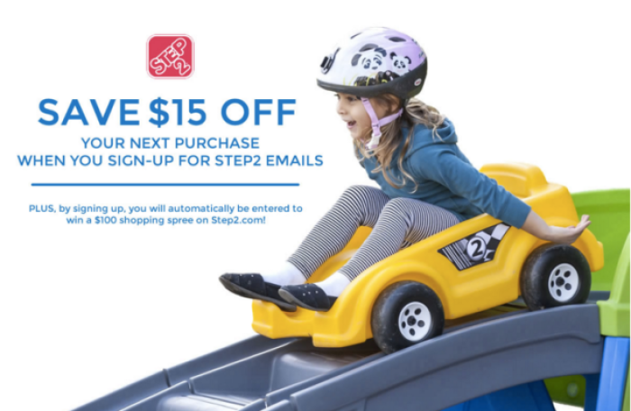 Step2: $15 Off Next Purchase Coupon (NO Minimum!) - Just Sign up for Emails