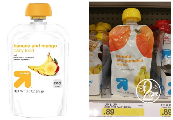 Target: BIG Savings on Up & Up Baby Food Pouches, Up & Up Diapers & More
