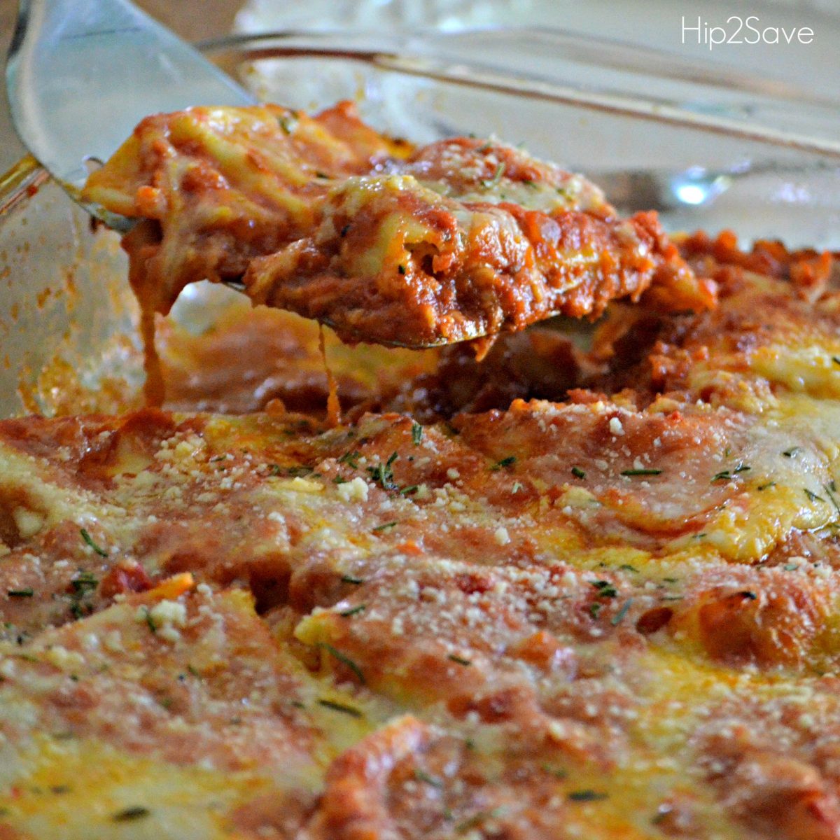 Easy 3 Ingredient Ravioli Bake - Hip2Save