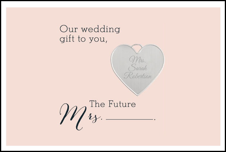 Things Remembered: FREE Personalized Keepsake Heart for Brides-to-Be ...