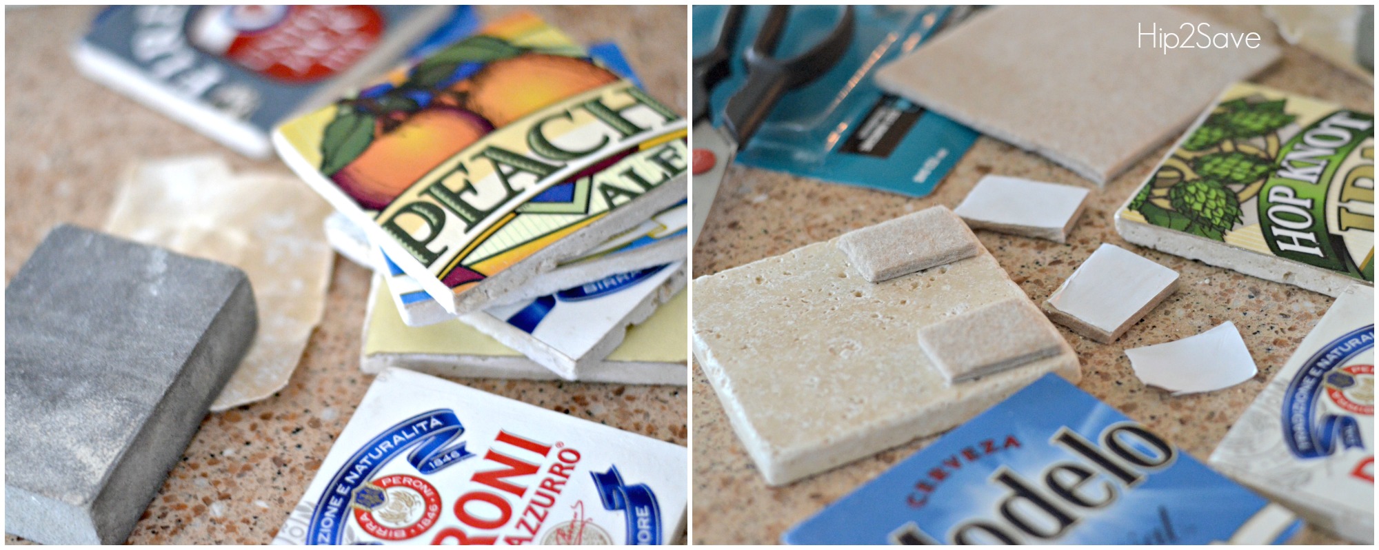 DIY Beer Coasters (Father's Day Gift Idea)