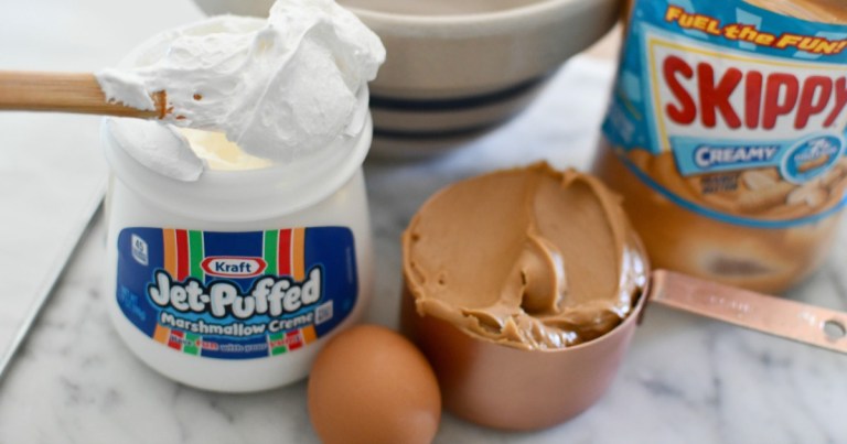 3-Ingredient Flourless Fluffernutter Cookies, Gluten-Free Dessert Idea!