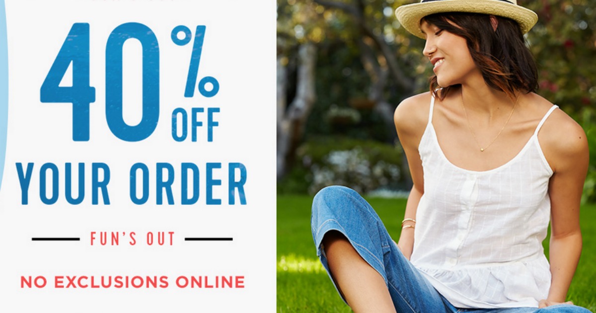 Old Navy: 40% Off All Orders (In-Store & Online) = Maternity Camis Only ...
