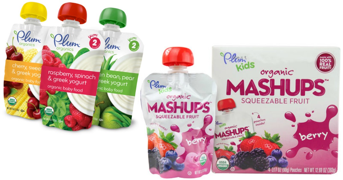 Target: Plum Organic Pouches Only 54¢ Each (After Coupon & Catalina)