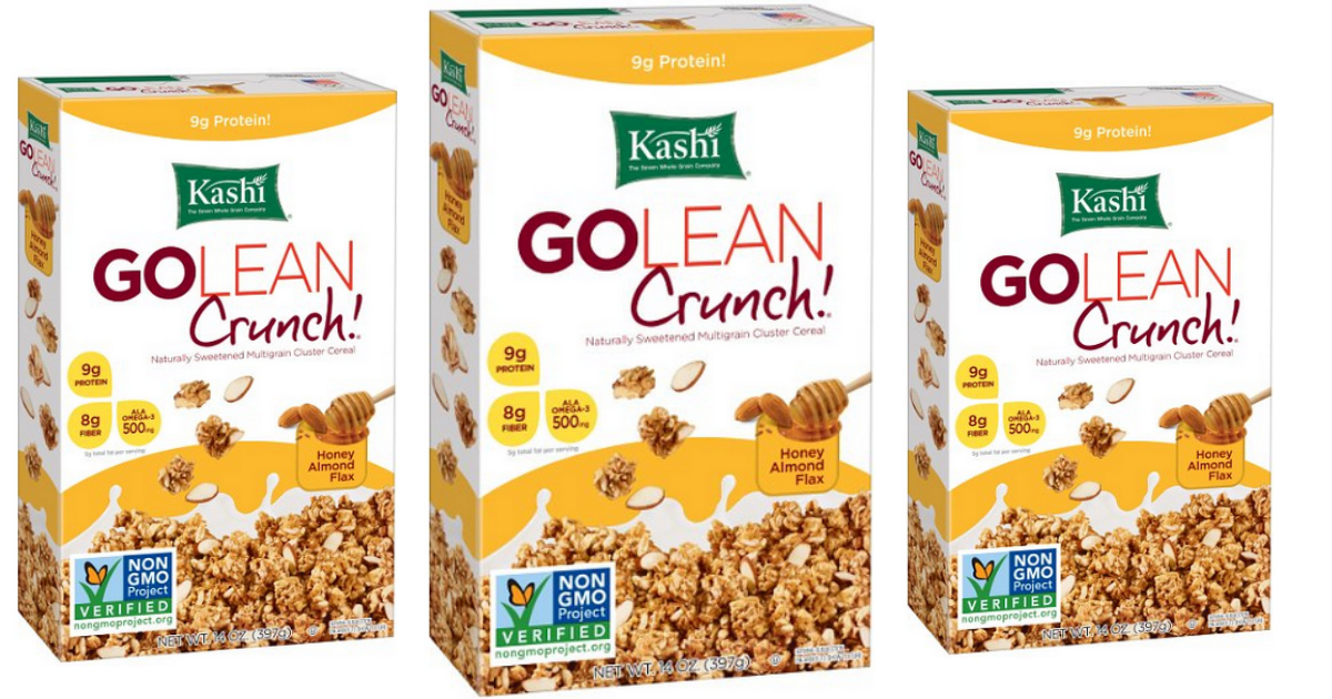 Amazon: Kashi GOLEAN Crunch Cereal 4-Count Only $10.16 Shipped (Just $2 ...