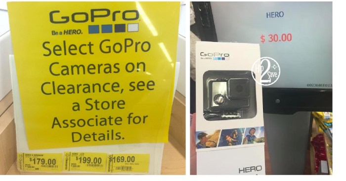 Walmart Reader Clearance Find: GoPro Hero Possibly Only $30 (Regularly ...