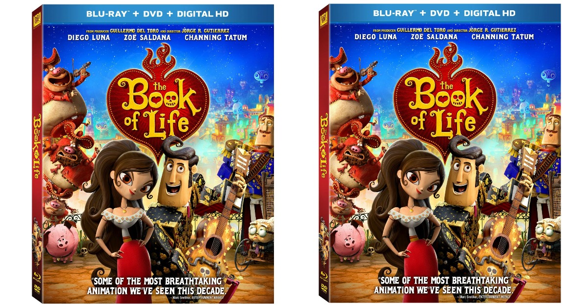 The Book Of Life Blu-ray + DVD + Digital HD Only $5.99 (Regularly $22.99)