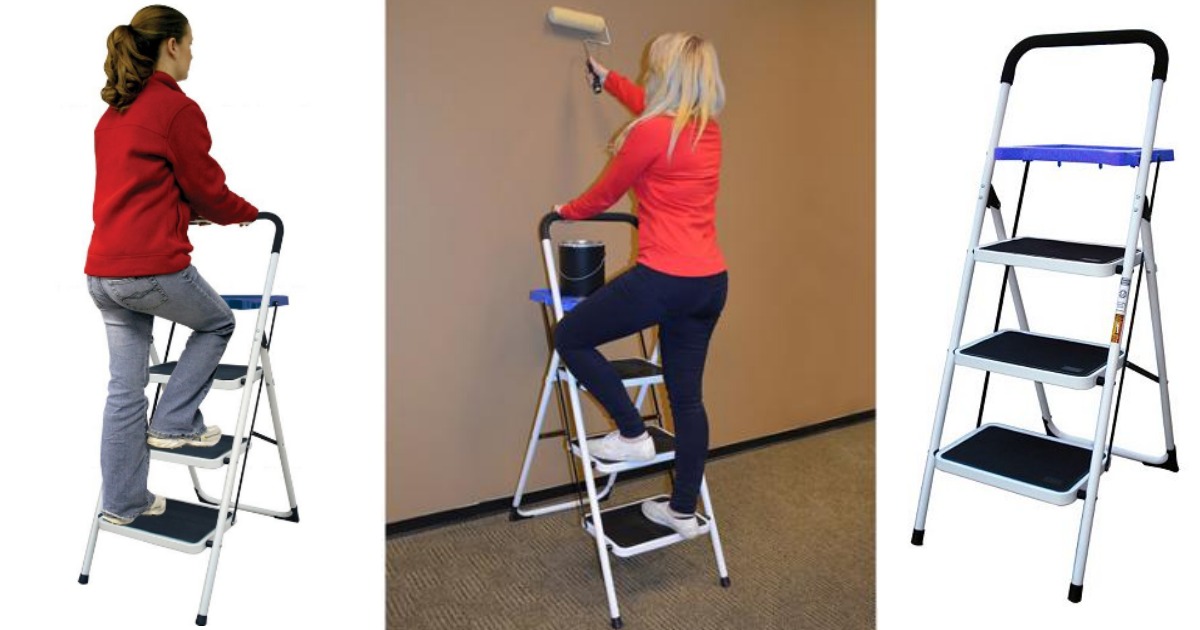 Kohl's Cardholders: 3-Step Stool w/ Utility Tray Only $21.69 Shipped ...