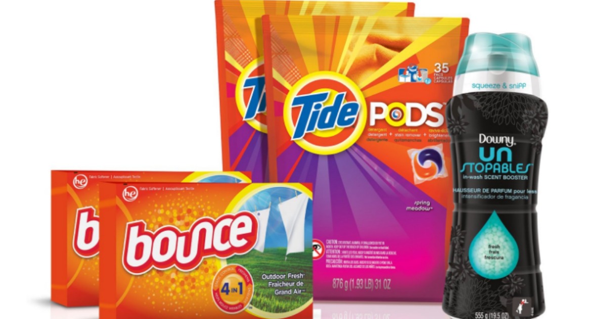 Tide Laundry Bundle Only $23.09 (Includes 70ct PODS, 68ct Bounce Dryer ...